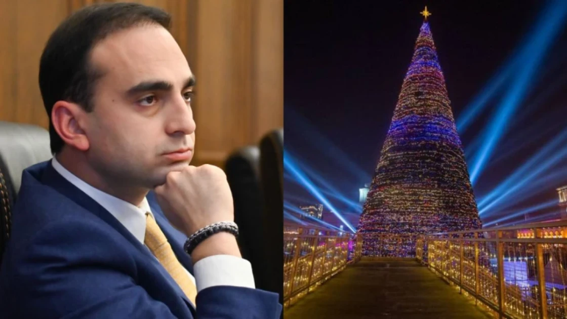 Ավինյանը՝ Հանրապետության գլխավոր տոնածառի լույսերի վառման արարողության ...